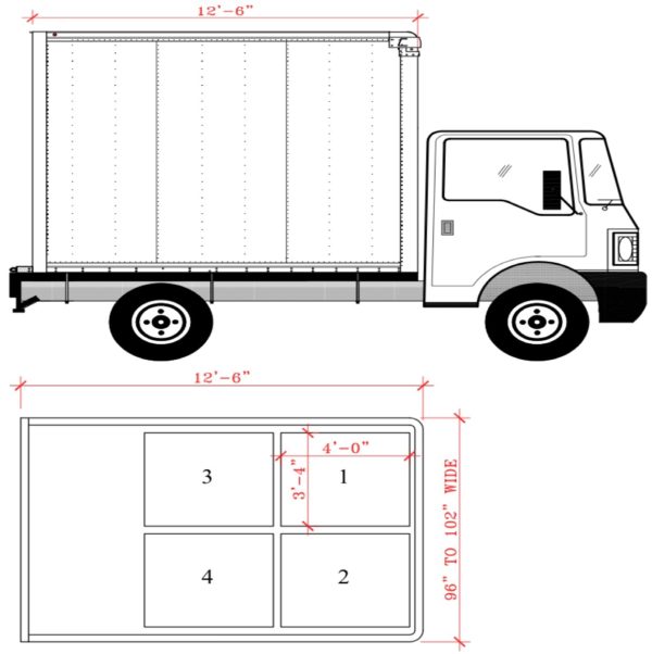 Dry Freight - Aluminum (12ft) - Complete Truck Bodies